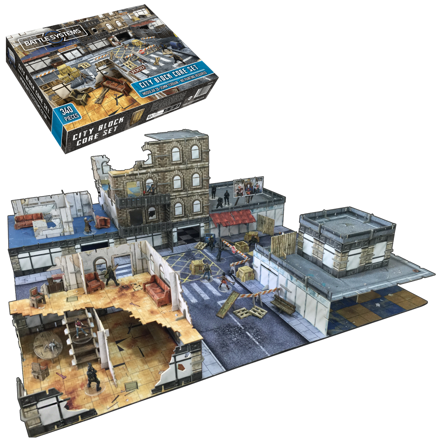Urban Apocalypse Terrain - Wargaming Scenery - Battle Systems
