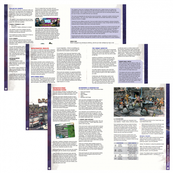 Skirmish Tabletop Game - Core Space - Battle Systems