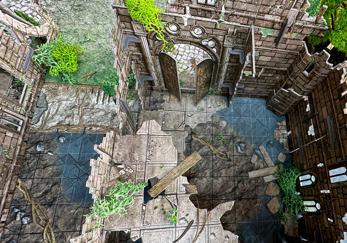 Creating The Forgotten Vault Using the Ruined Monastery Terrain ...