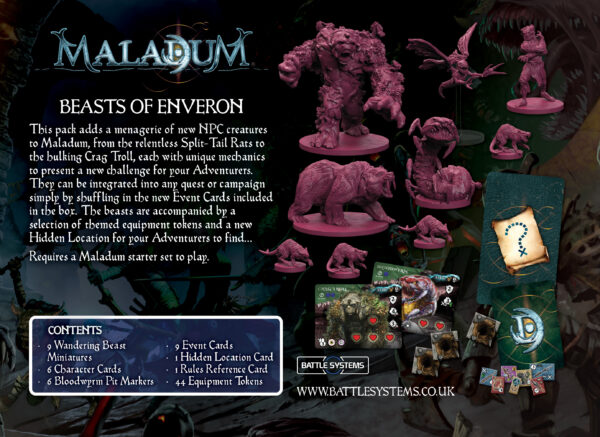 Dungeon Crawler - Maladum - Battle Systems