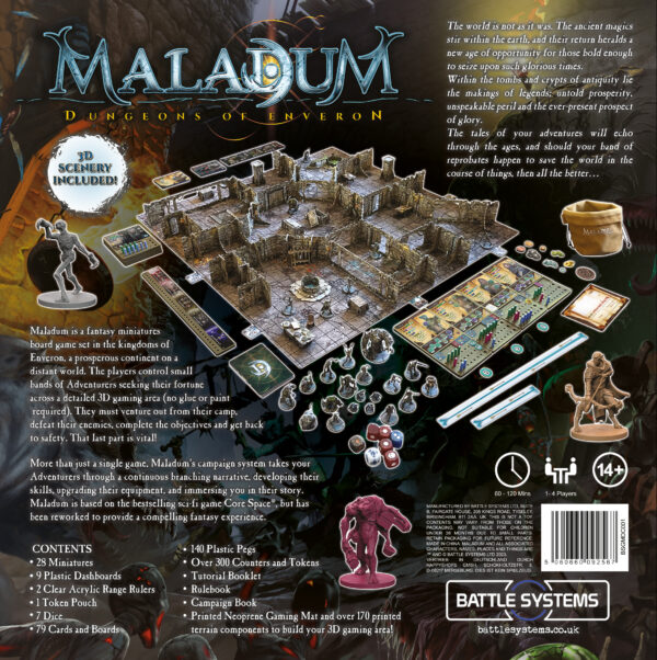Maladum Deluxe Rulebook - Battle Systems