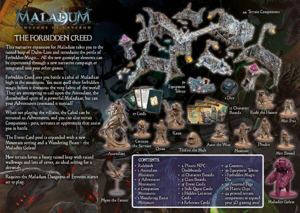 Maladum Beyond the Vaults Expansion - Battle Systems